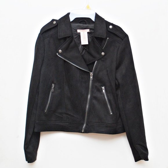 Philosophy | Jackets & Coats | Philosophy Womens Faux Suede Moto Jacket | Poshmark